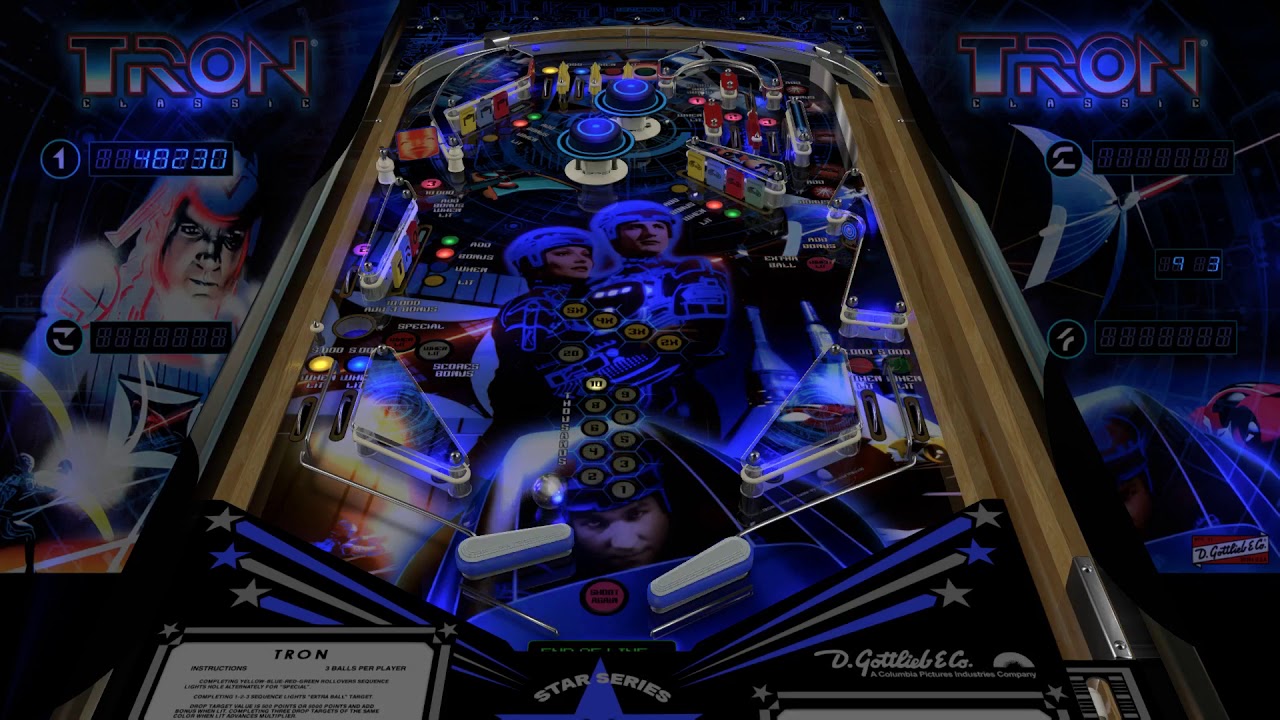 Tron Classic Pinball VPX - YouTube
