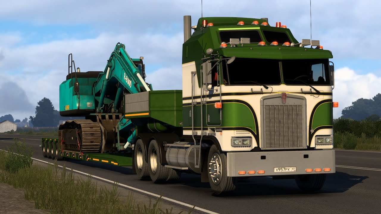 950.1 / ETS 2 V1.49 / Русская сборка / Kenworth K 100 - E / Весёлое начало дня ))) - YouTube