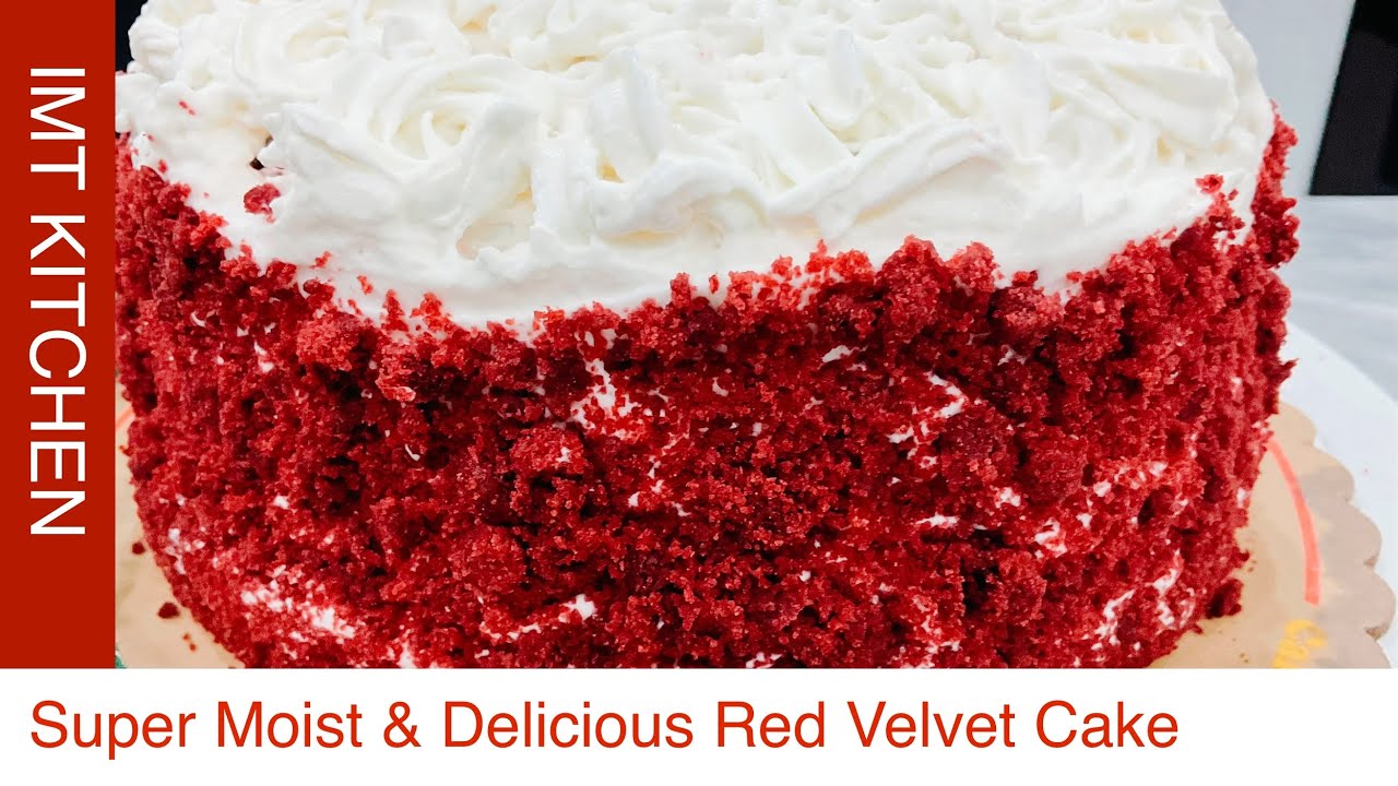 Red Velvet Cake Recipe | How To Make Red Velvet Cake | Super Moist ...