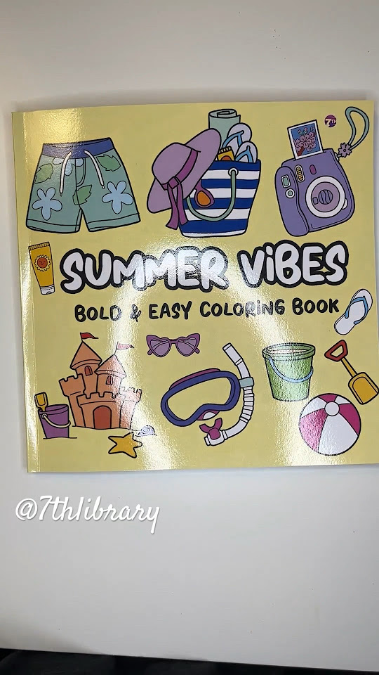 Summer Vibes Coloring Book 🌞🌅⛱️ - YouTube