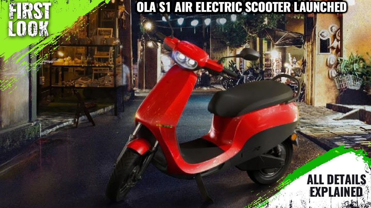 Ola S1 Air Electric Scooter Launched -101Km Range | First Look | Price ...