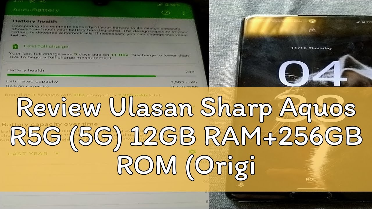 Review Ulasan Sharp Aquos R5G (5G) 12GB RAM+256GB ROM (Original second ...
