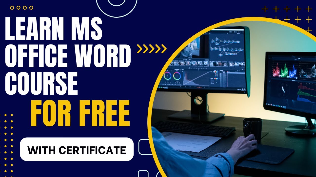 learn MS OFFICE WORD course for free - YouTube