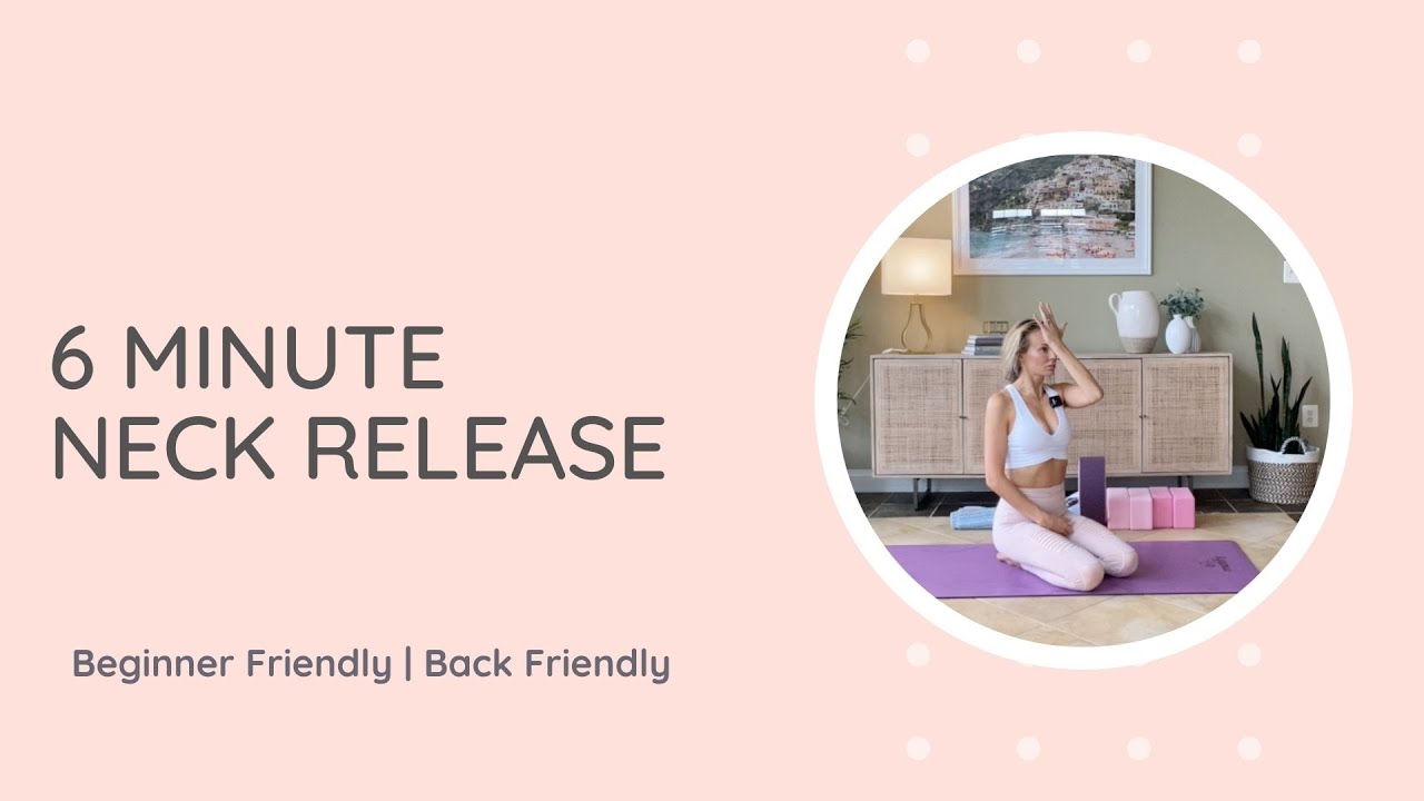6 Minute Neck Release | Relieve Neck Tension With These Stretches - YouTube