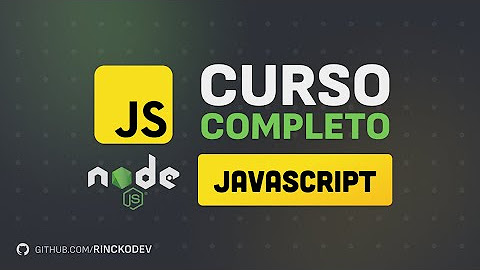 Curso completo de Javascript em NodeJs - Rincko Dev - YouTube