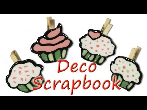 Como Hacer Pinzas Decorativas Scrapbook Ideas DIY Scrapbooking* Clips ...