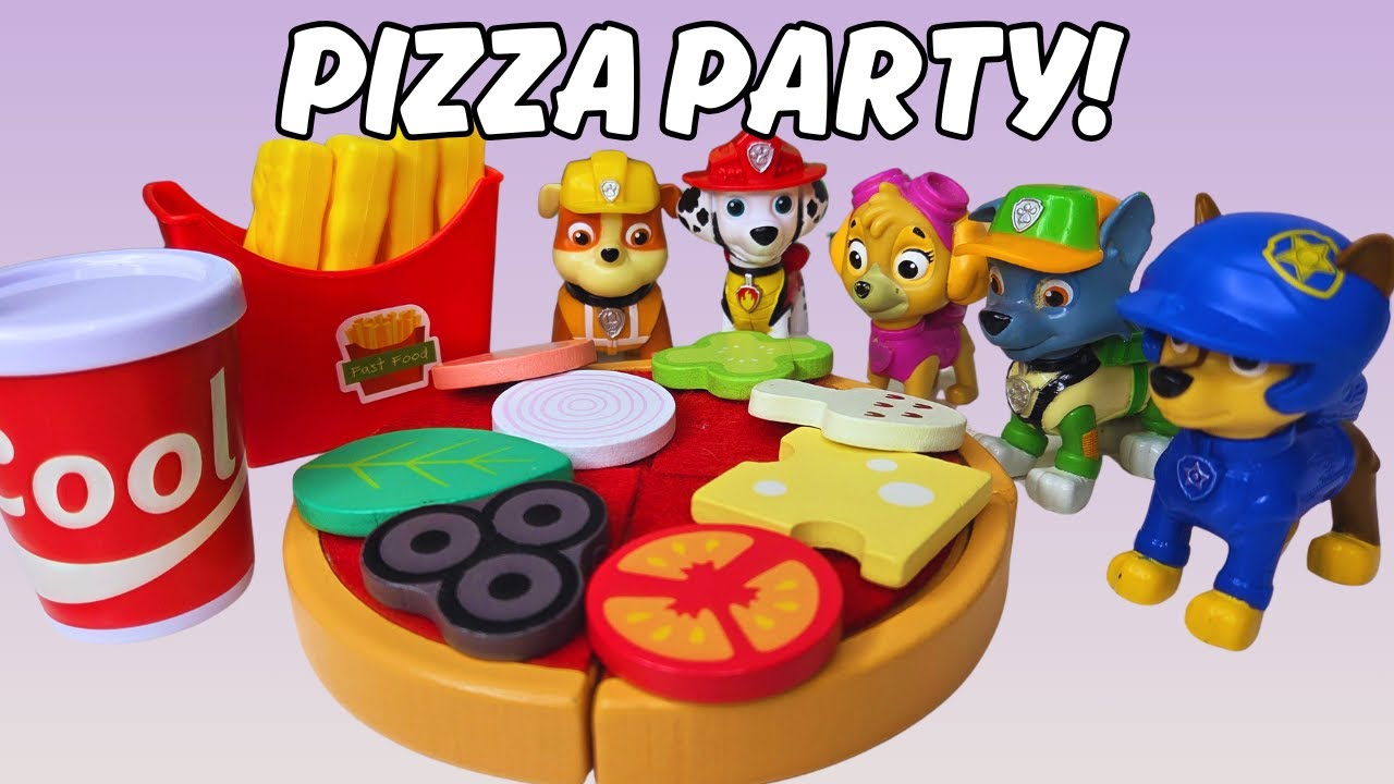 Paw Patrol Pizza Party! Make Yummy Pizzas for the Pups - YouTube