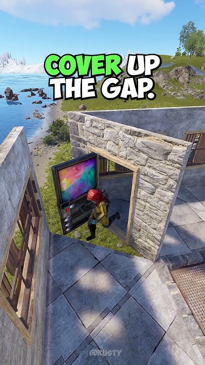 How to make the PERFECT Shooting Floor in RUST - #rust #rustshorts #rustgame #shorts #rustclips ...