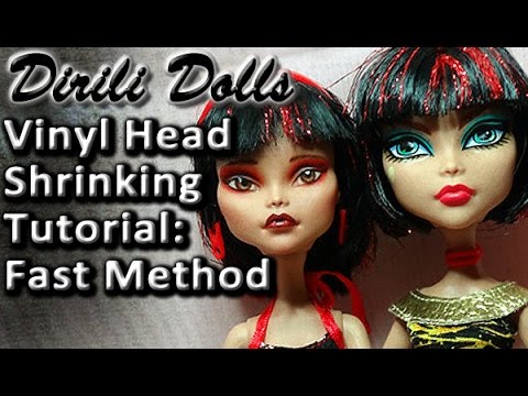 Vinyl Doll Head Shrinking Tutorial: Quick method - YouTube