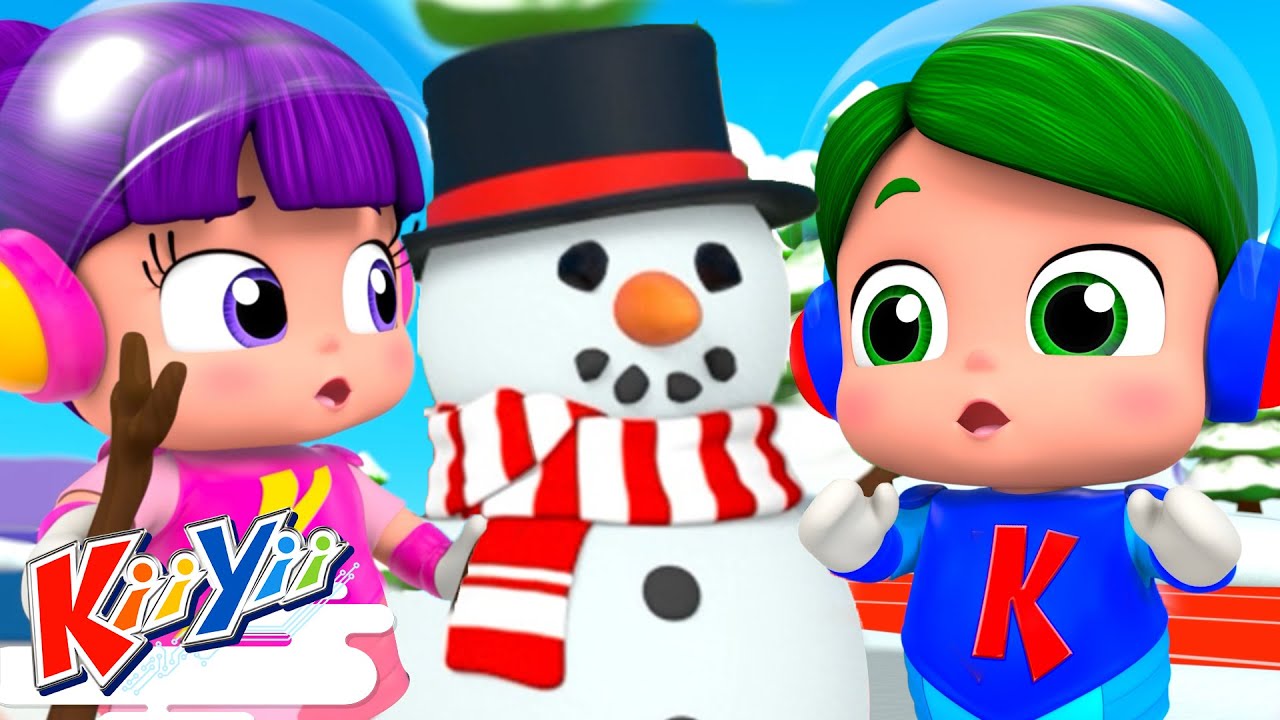 ⛄ Snowman Relay Race🎪 | Playtime | Kids Songs | Play and Sing | Nursery ...
