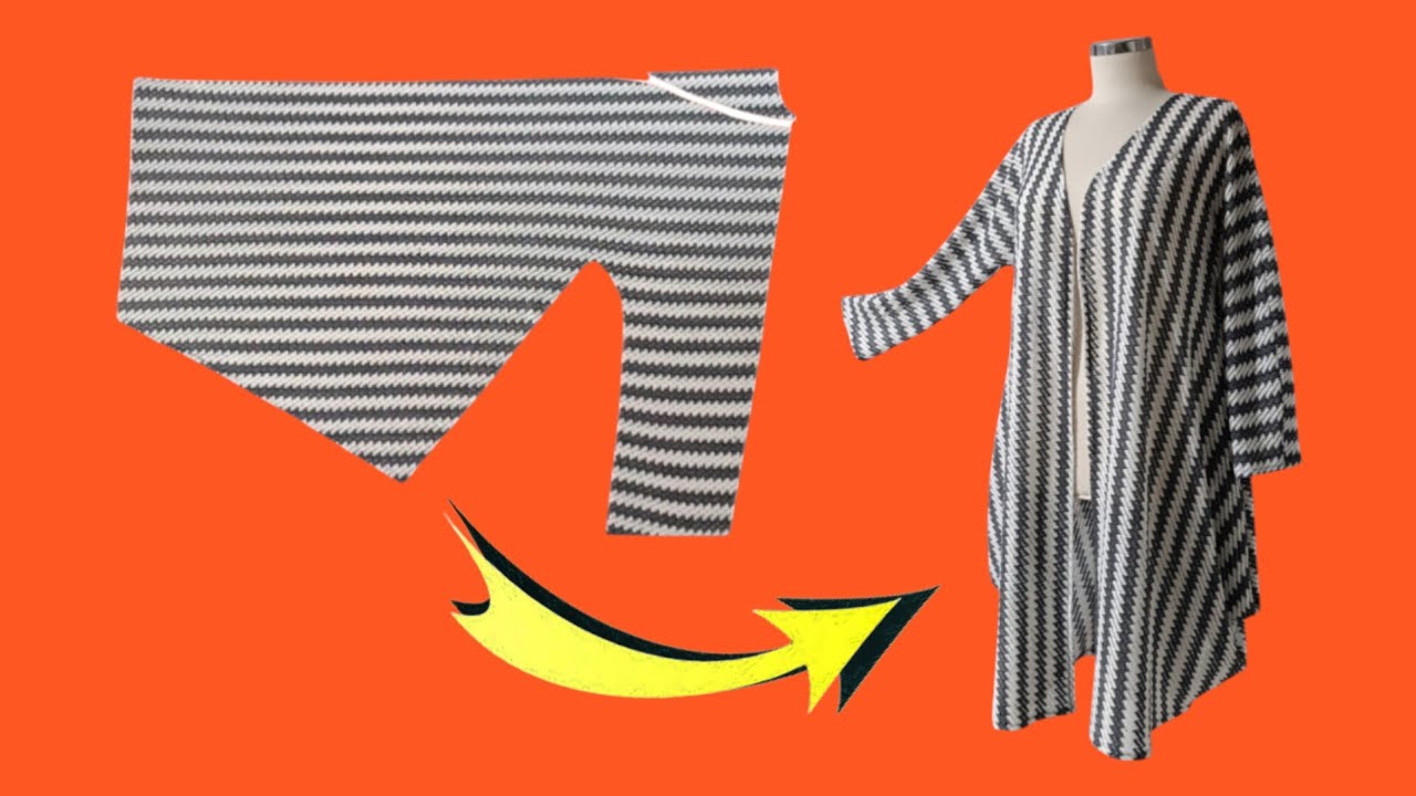 💥Fits All Sizes 💥Very Easy Cardigan Cutting and Sewing - YouTube