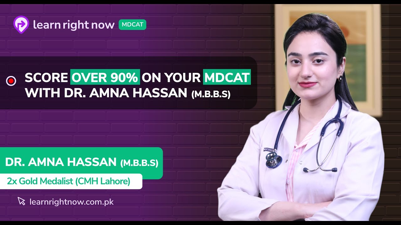 Complete MDCAT Preparation | Learn Right Now - YouTube