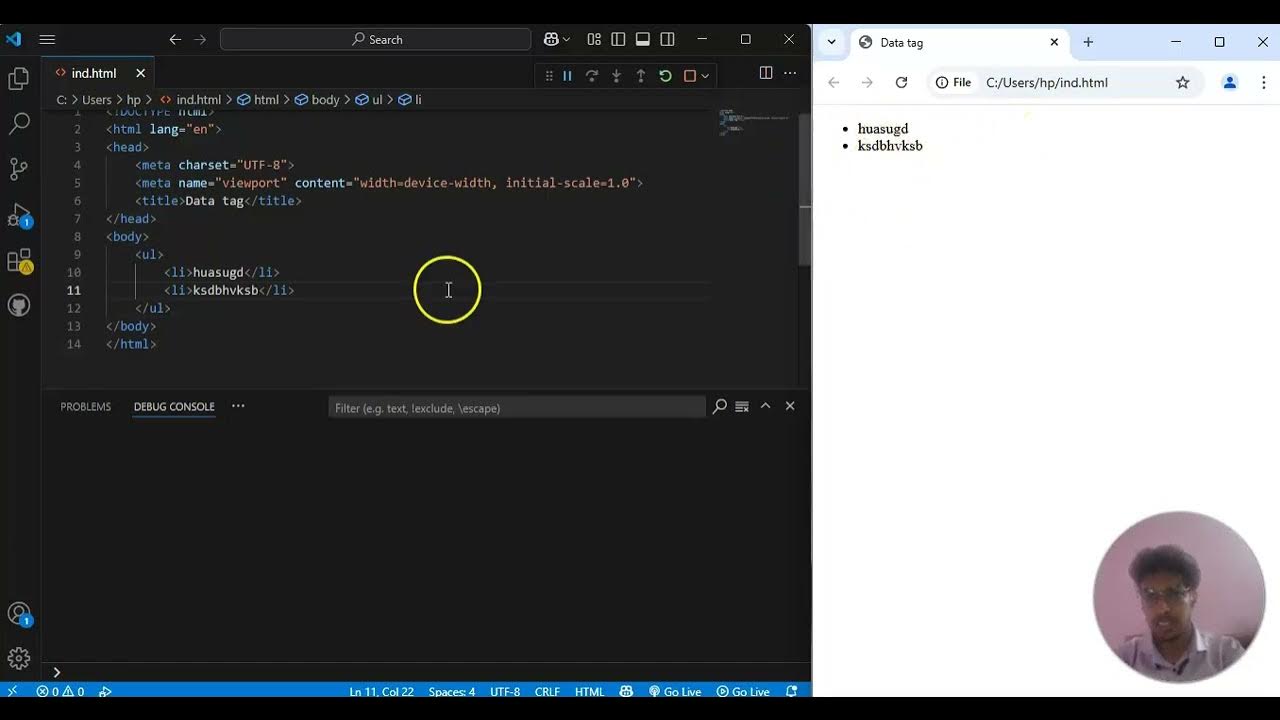 Data tag in HTML #html #html5 #htmltags #coding #staticwebsitedesign #frontendcourse - YouTube