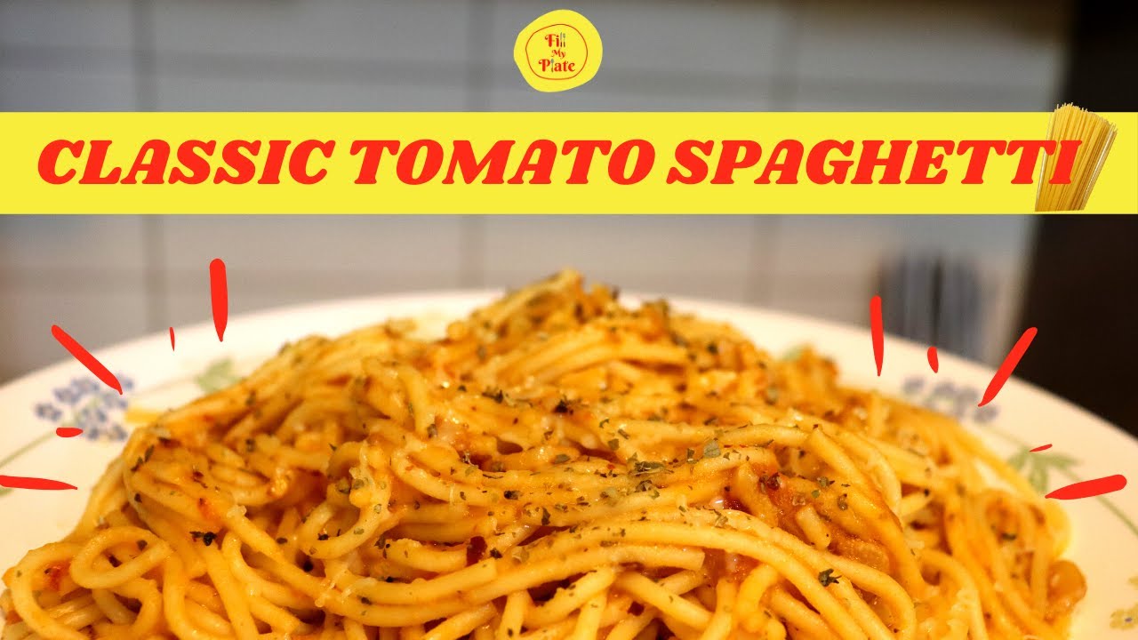 Tomato Spaghetti | Quick Pasta | English Recipe - YouTube