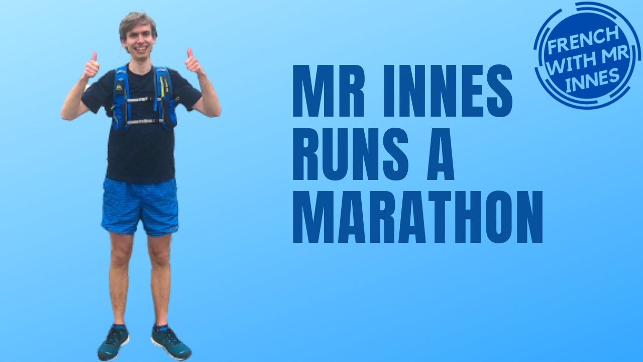 MR INNES RUNS A MARATHON IN FRENCH // Learn French Distance, Time and ...