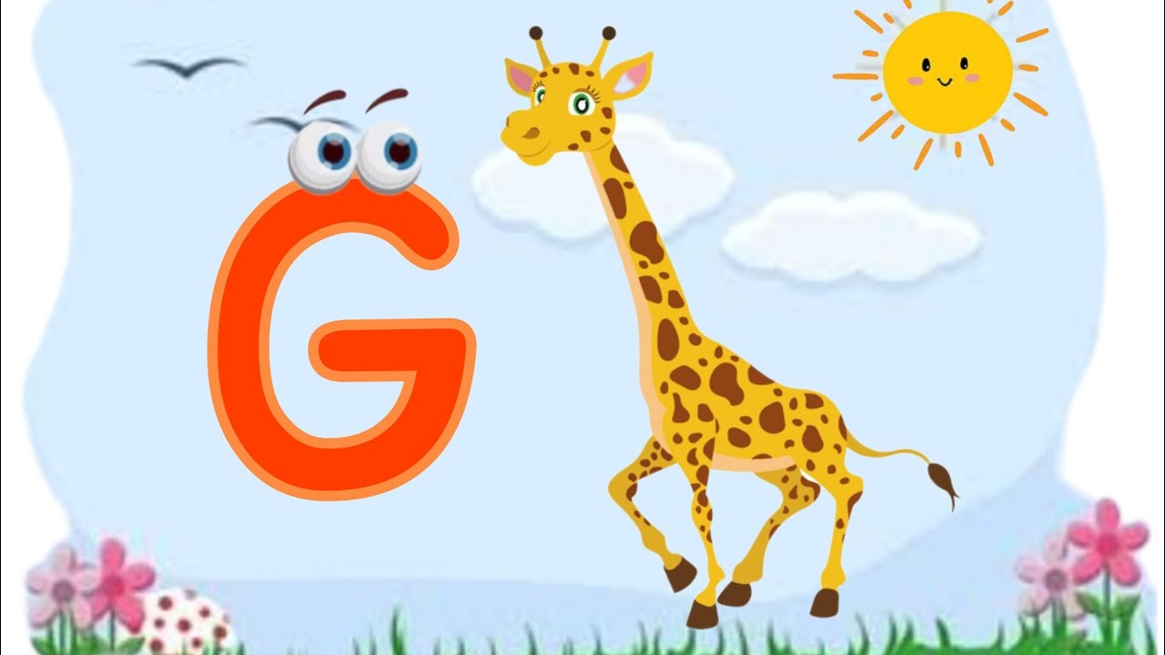 Learning letters for preschool | G for giraffe letter | letter G # ...