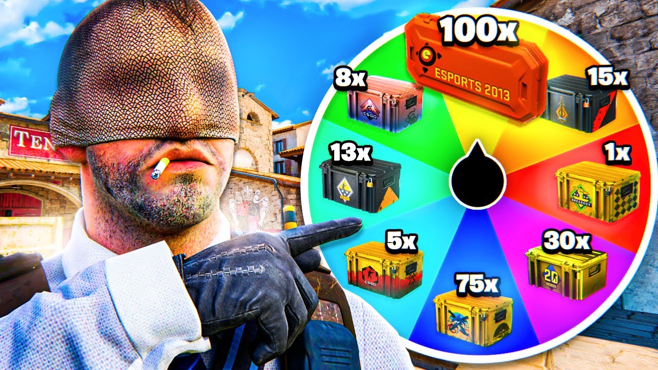 RANDOM WHEEL DECIDING MY CSGO CASE OPENING... - YouTube