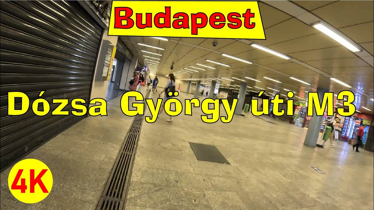 Dózsa György M3 metróval Göncz Árpád varősközpont- We traveled from the ...