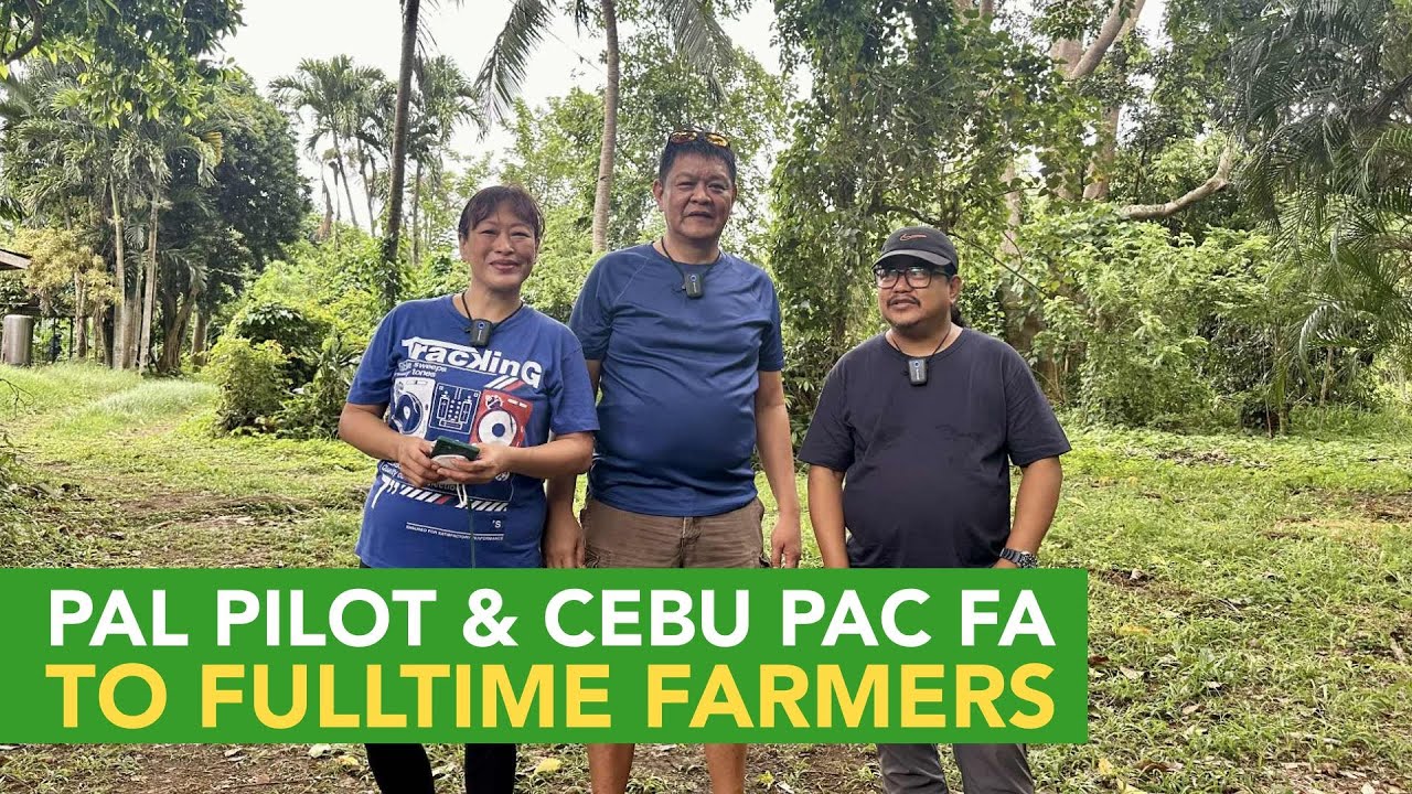 Husband & Wife PAL Pilot and Cebu Pac FA, Now FULL TIME Farmers to ...