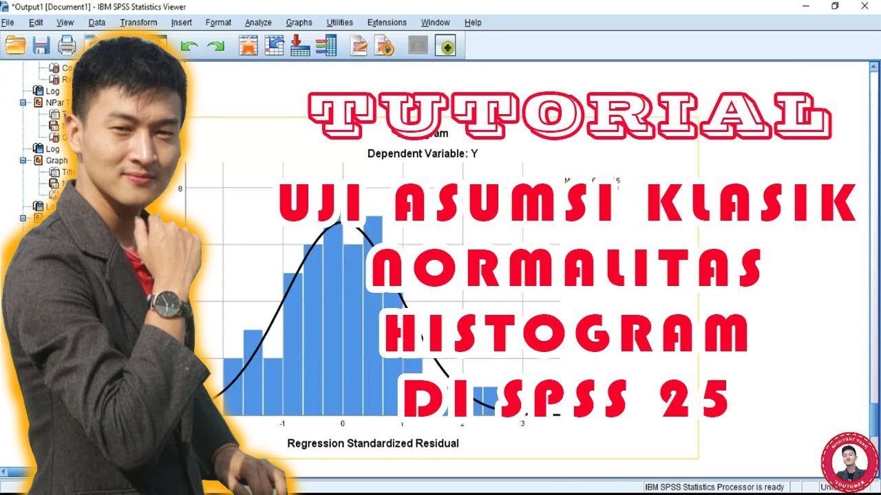 Tutorial _ Uji Asumsi Klasik Normalitas Histogram - YouTube