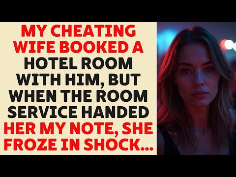 My Wife Booked a Hotel Room with Him – When Room Service Delivered My Note, She Was Shocked