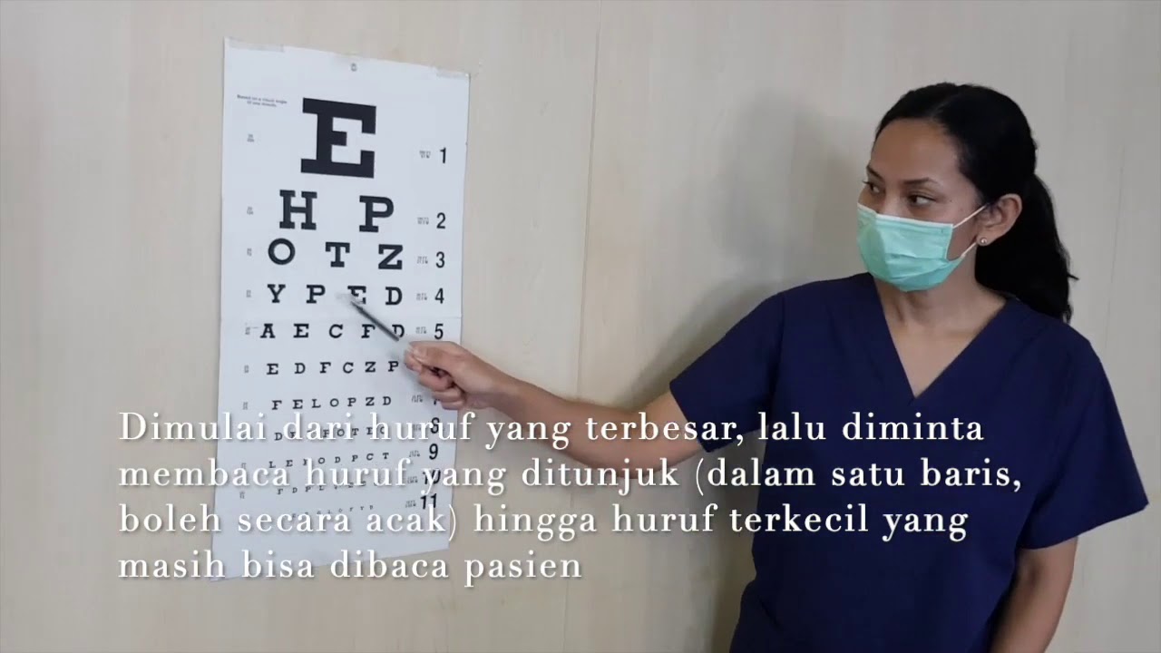 Keterampilan Klinik Dasar Mata - Pemeriksaan Visus - YouTube