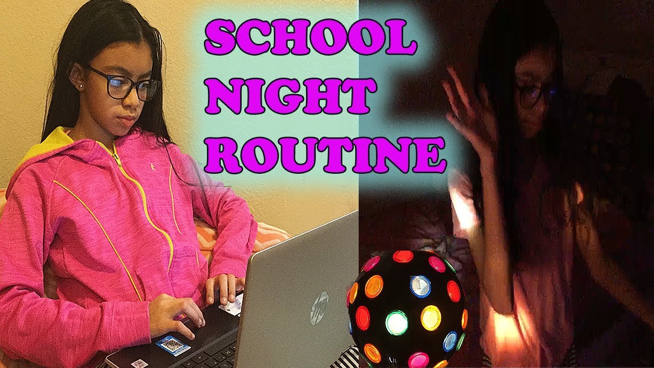 MY REAL SCHOOL NIGHT ROUTINE 2019. - YouTube