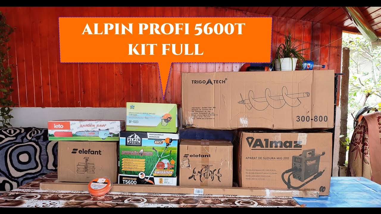 ALPIN PROFI 5600T - KIT FULL - YouTube