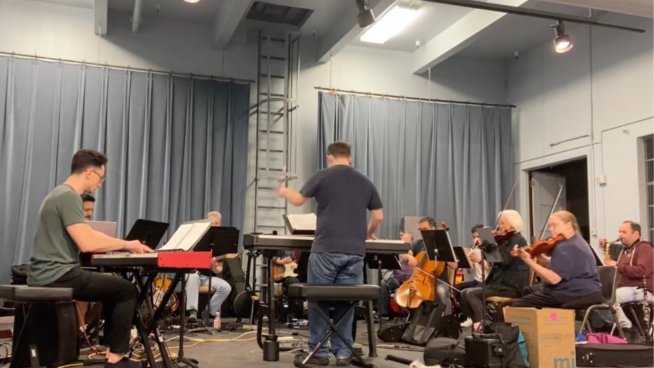 Behind the Scenes - First Orchestra Rehearsal The SpongeBob Musical ...
