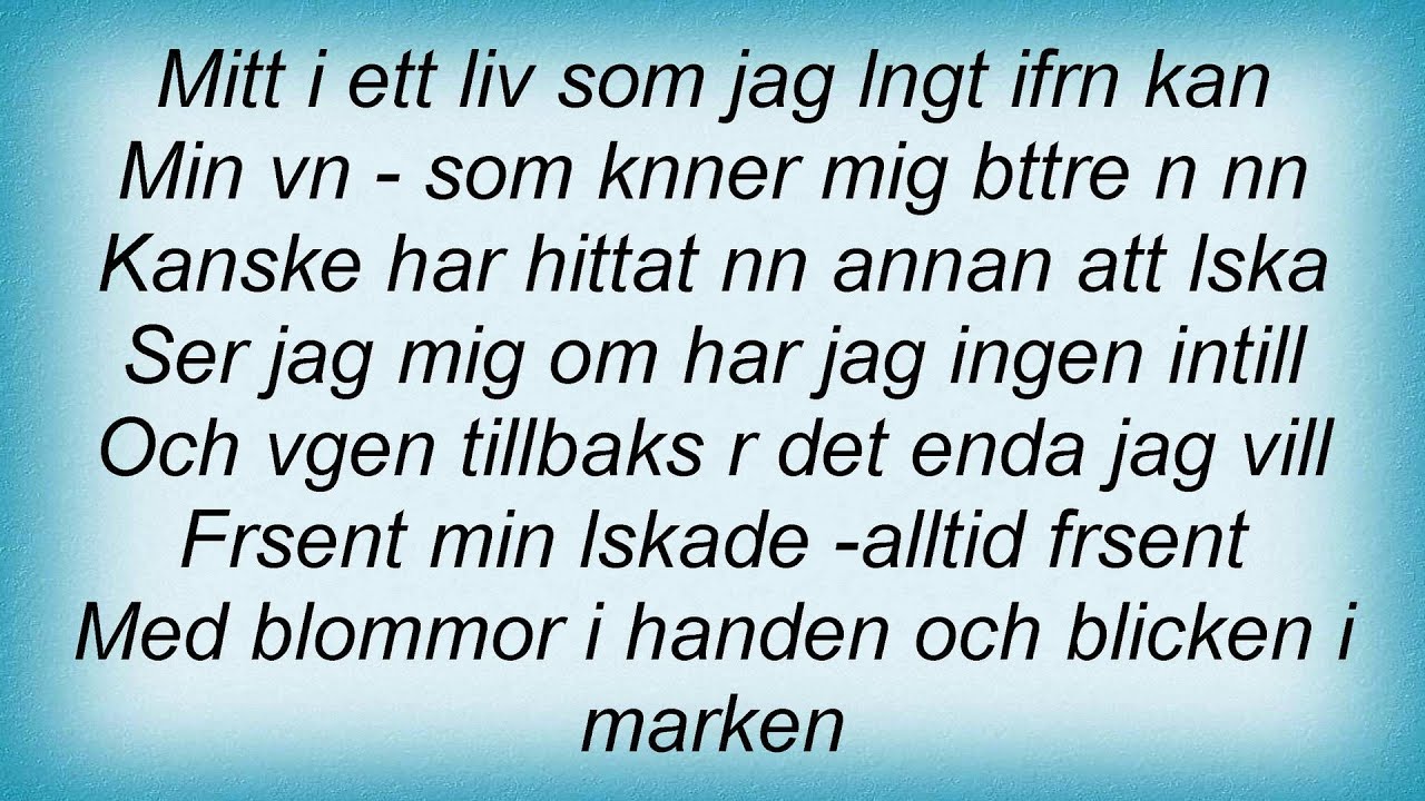 15453 Niklas Str mstedt F rlorad Igen Lyrics YouTube 15453-niklas-str-mstedt-f-rlorad-igen-lyrics-youtube