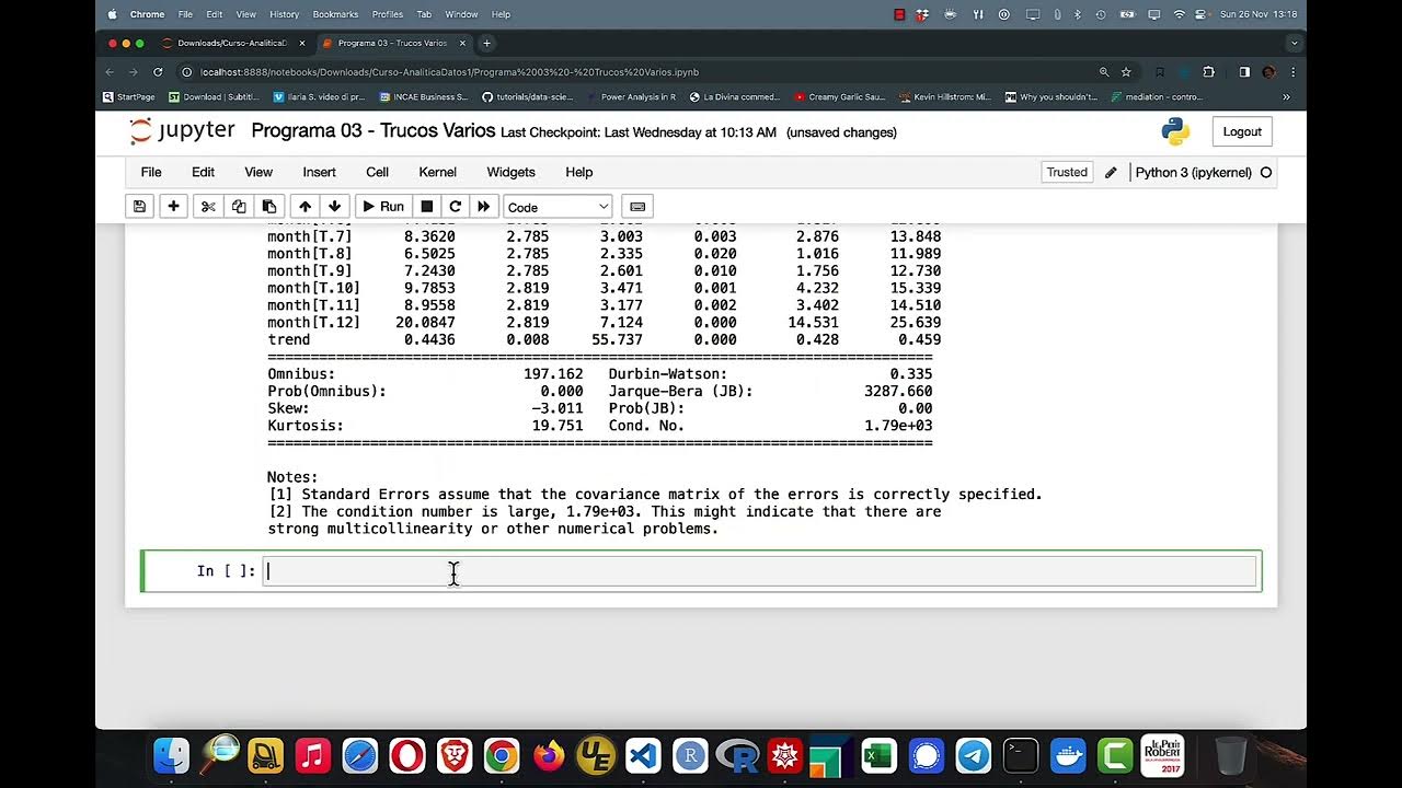 Statsmodels 03 - Trucos Varios - YouTube