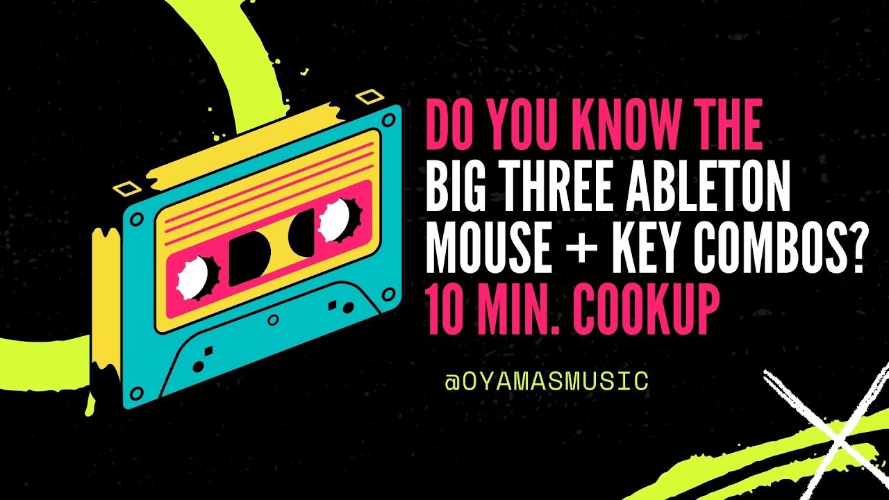 Three crucial mouse Ableton hotkey combos! Know them? - YouTube