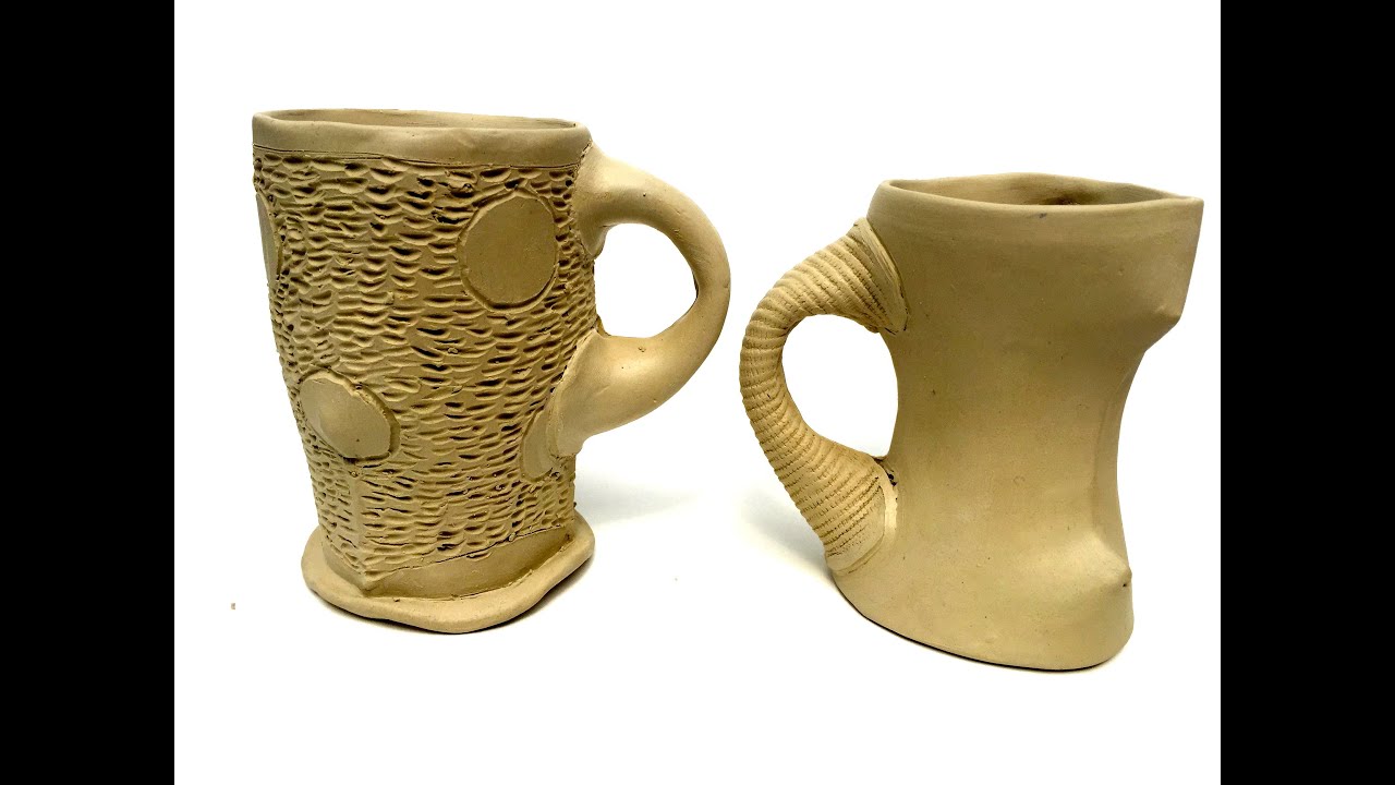 Handbuilt cups Part III Finishing - YouTube