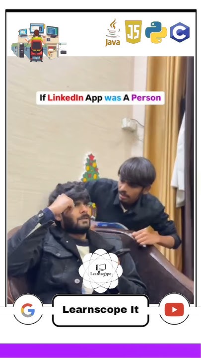 If linkedin app was a person 😱😂😂 #coding #programming #shorts #trending - YouTube