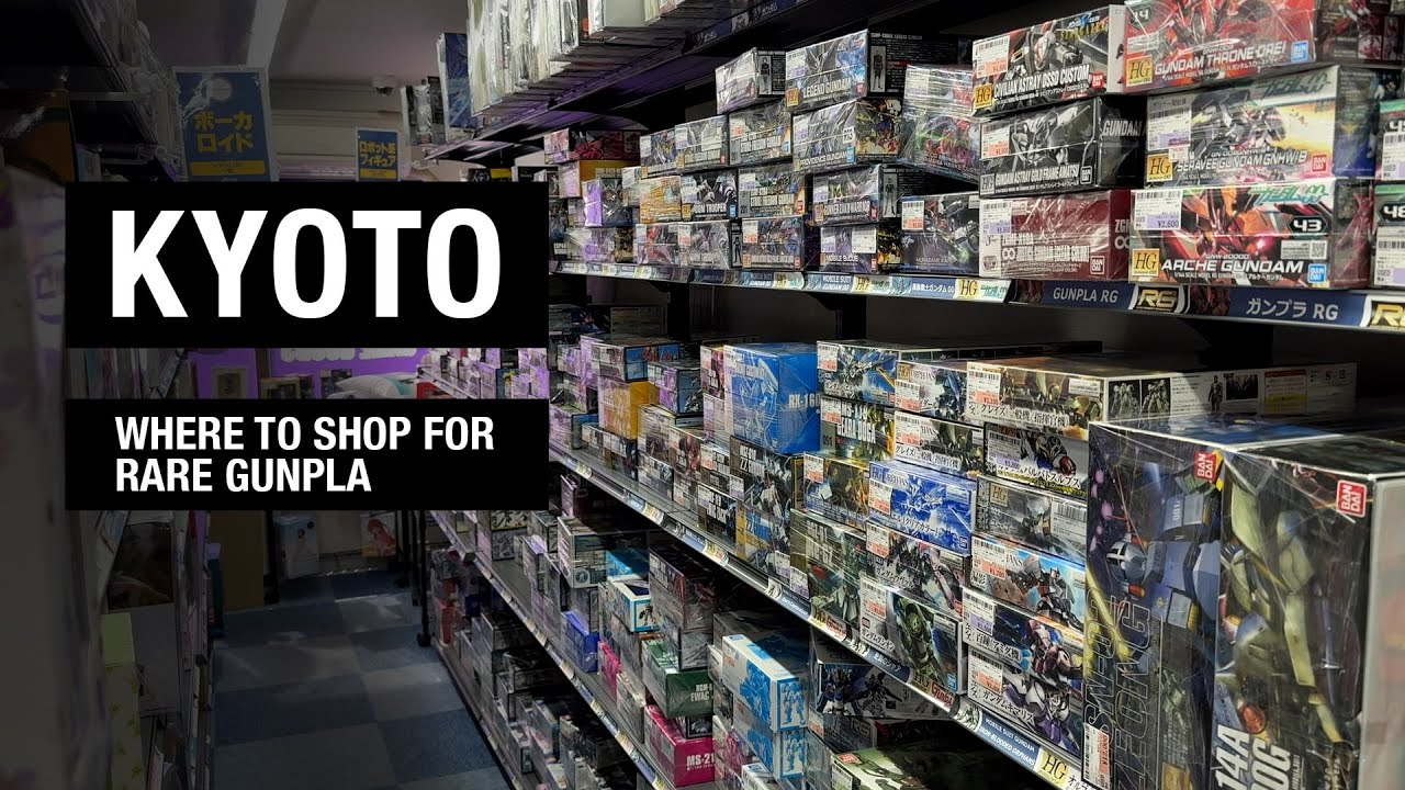 Where to Shop for Rare Gunpla in Kyoto | Mandarake & Surugaya - YouTube