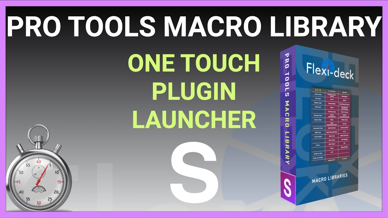 Pro Tools Macro Library S - YouTube