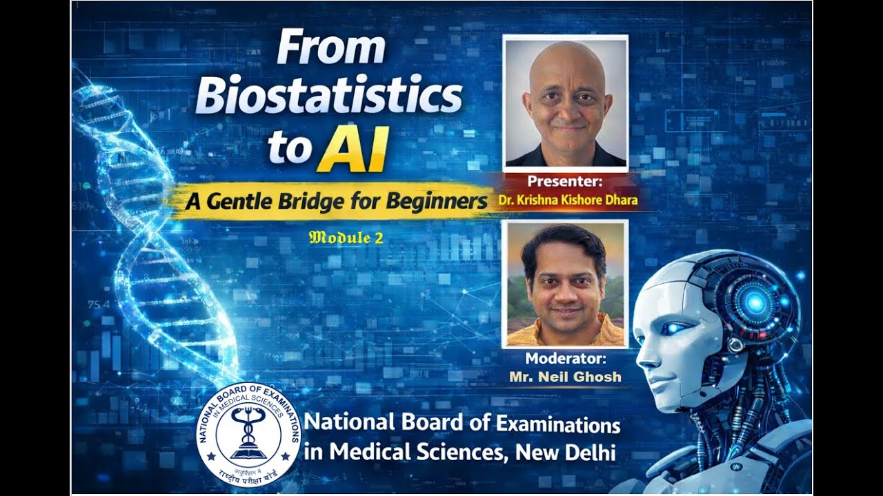 From Biostatistics to AI: A Gentle Bridge for Beginners - YouTube