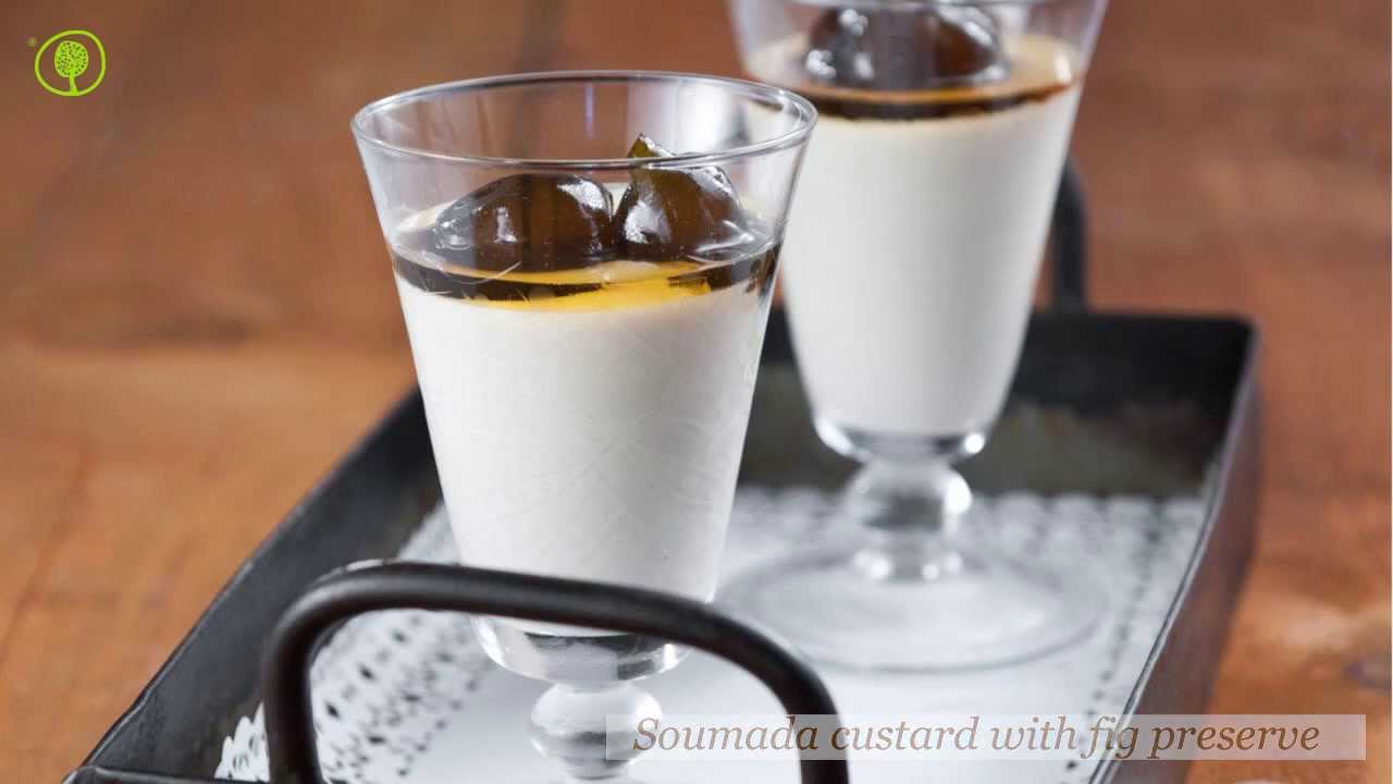 Soumada Custard with Fig preserve - YouTube