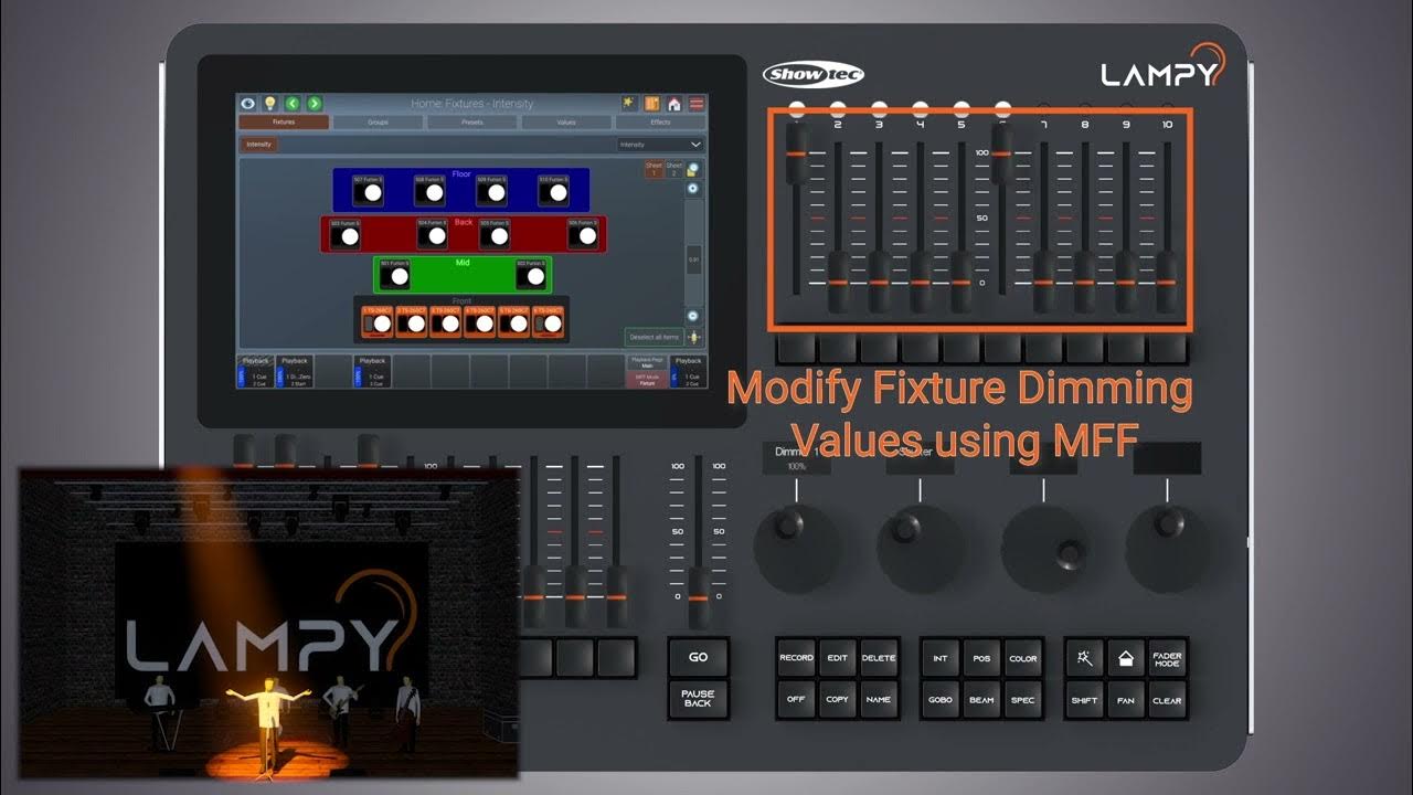 Showtec - LAMPY Tutorials: MFF Fixture - YouTube