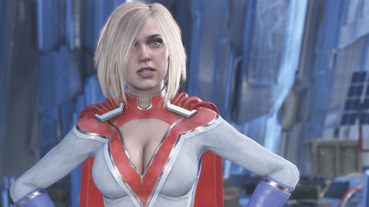 Injustice 2 Power Girl Vs Supergirl Dialogue Youtube