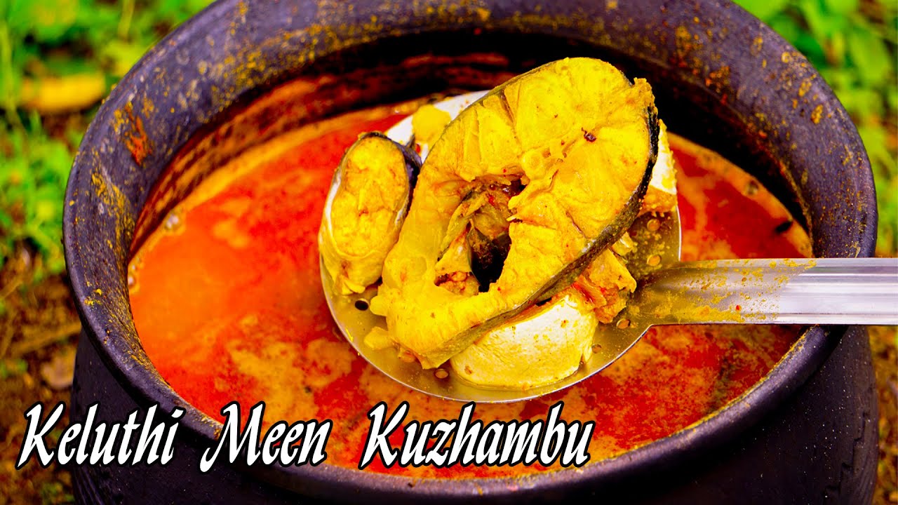 கிராமத்து கெளுத்தி மீன் குழம்பு செய்வது எப்படி // Keluthi Meen Kuzhambu ...