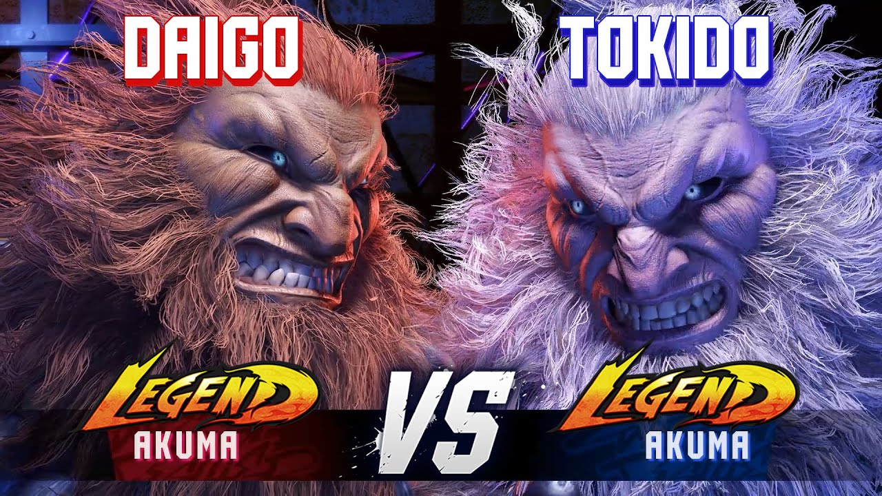 SF6 DAIGO (Akuma) vs TOKIDO (Akuma) High Level Gameplay - YouTube