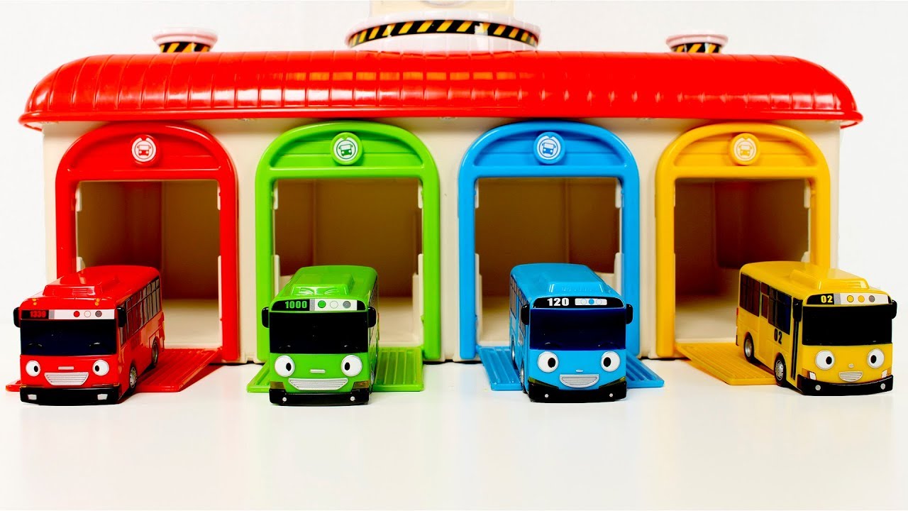 🚌 LOS COLORES 🌈 Aprendemos los colores con los autobuses de colores y ...