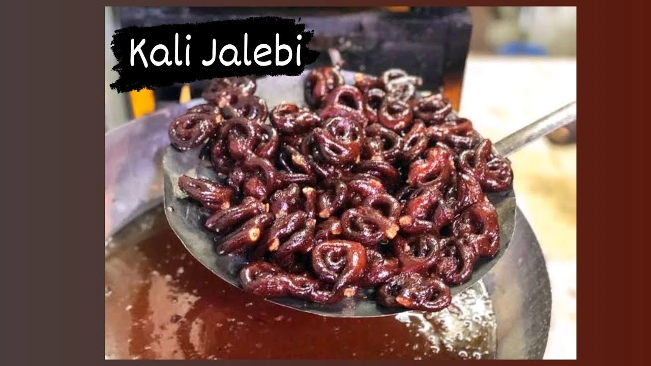 Kali Jalebi | Mawa Jalebi | Jama Masjid famous Kali Jalebi | Khoya ...