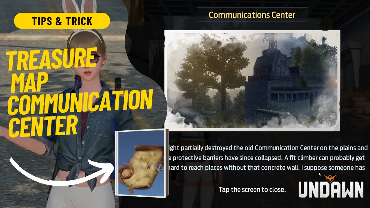 Treasure Map Communication Center garena UNDAWN - YouTube