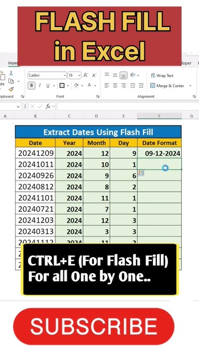ExcelTrick#Flash Fill in Excel#Excel Flash Fill#Excel#exceltips#shorts#viral#exceltutorial# ...