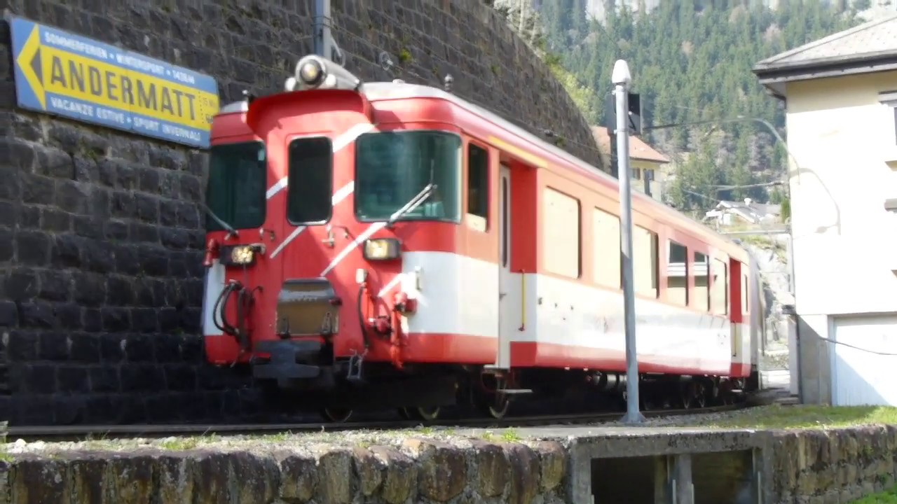 Swiss Trains: Gotthard Railway - Goschenen - YouTube