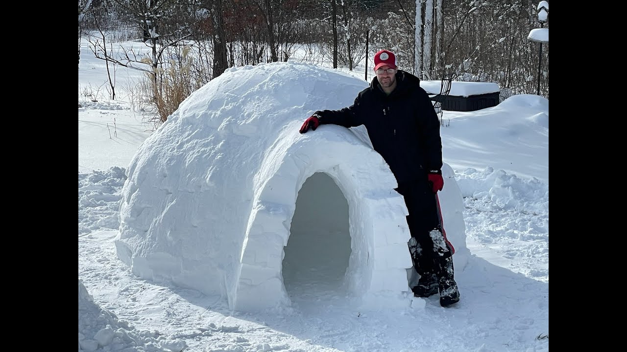 How I built an igloo - YouTube