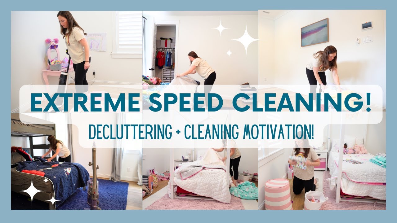 SUMMER SPEED CLEAN WITH ME EXTREME SPEED CLEANING MOTIVATION!! SUNDAY ...