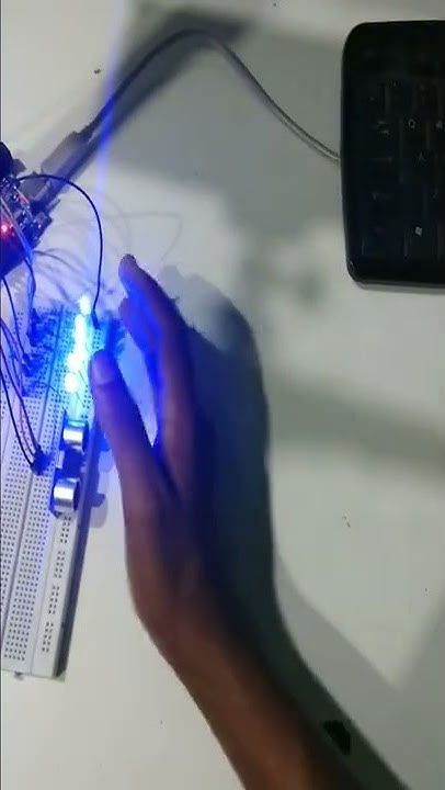 How to blink multiple LED's with Ultrasonic sensor and arduino uno ...